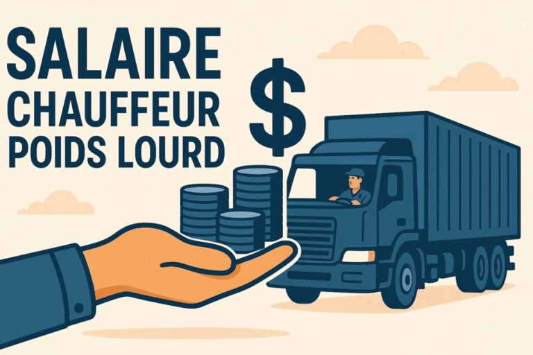 Chauffeur poids lourd : salaire net et primes [2026]